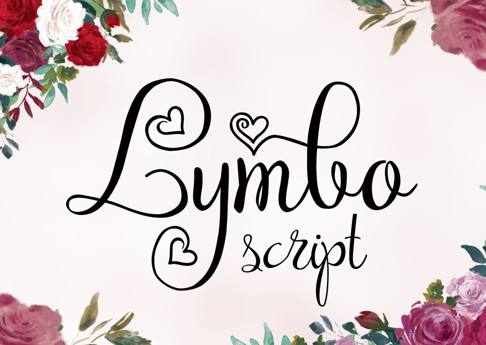 Lymbo Font, Script Font / Calligraphy Font / Hand Crafted Font ...