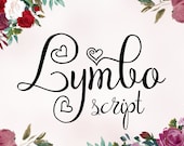 Lymbo Font Script Font / Calligraphy Font / Hand Crafted - Etsy