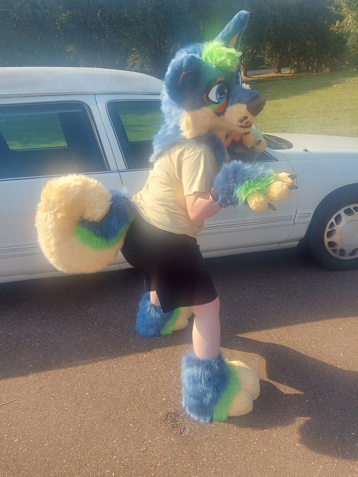 Blue Dog Partial Fursuit Costume READY TO SHIP - Etsy