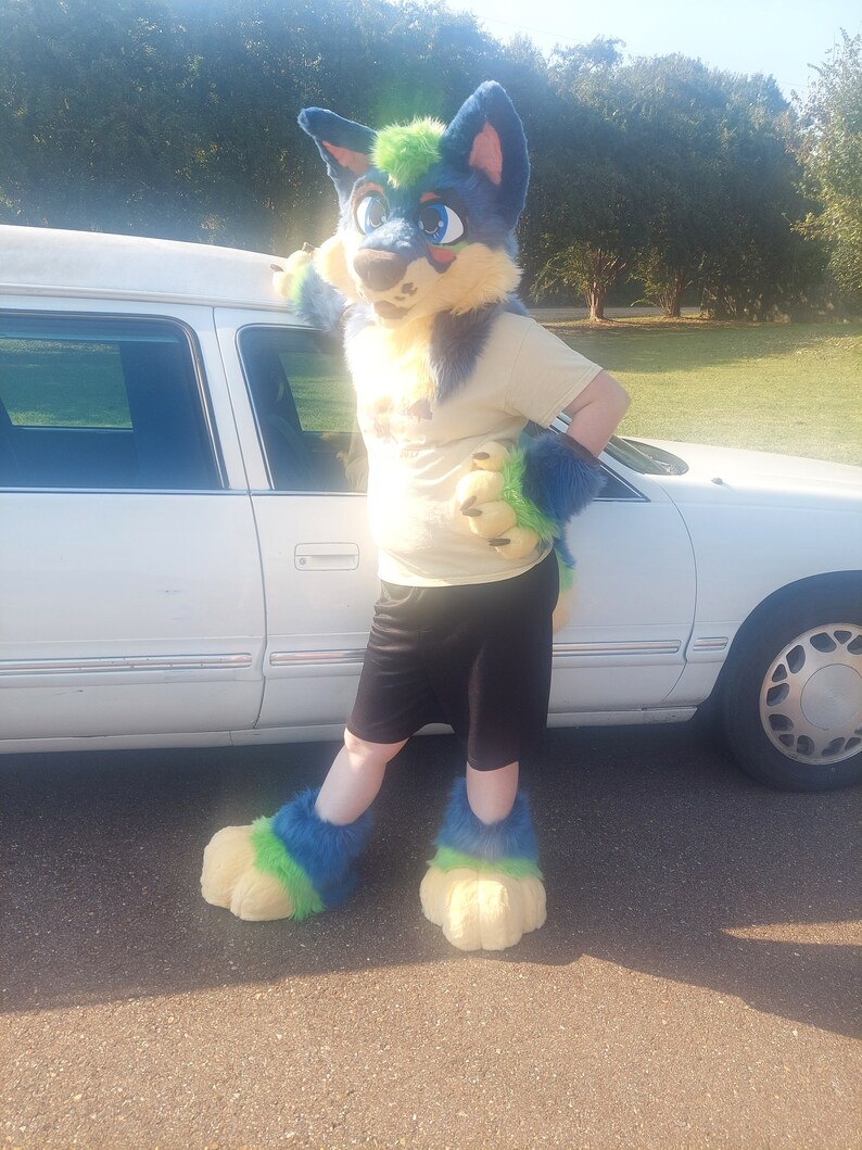 Blue Dog Partial Fursuit Costume (READY TO SHIP) - Etsy