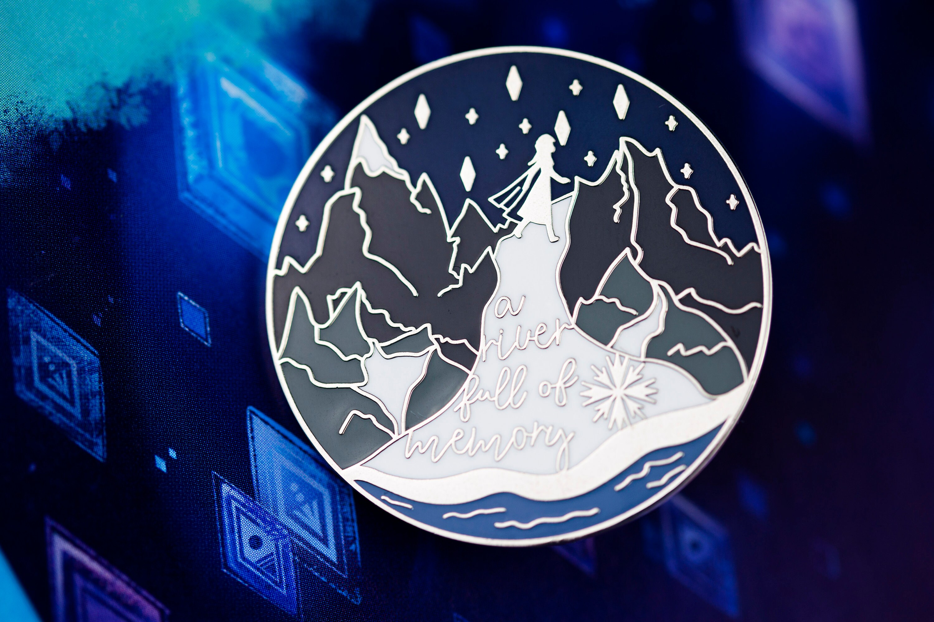 A River Full of Memory Ahtohallan Glacier Scene | Enamel Pin - Etsy