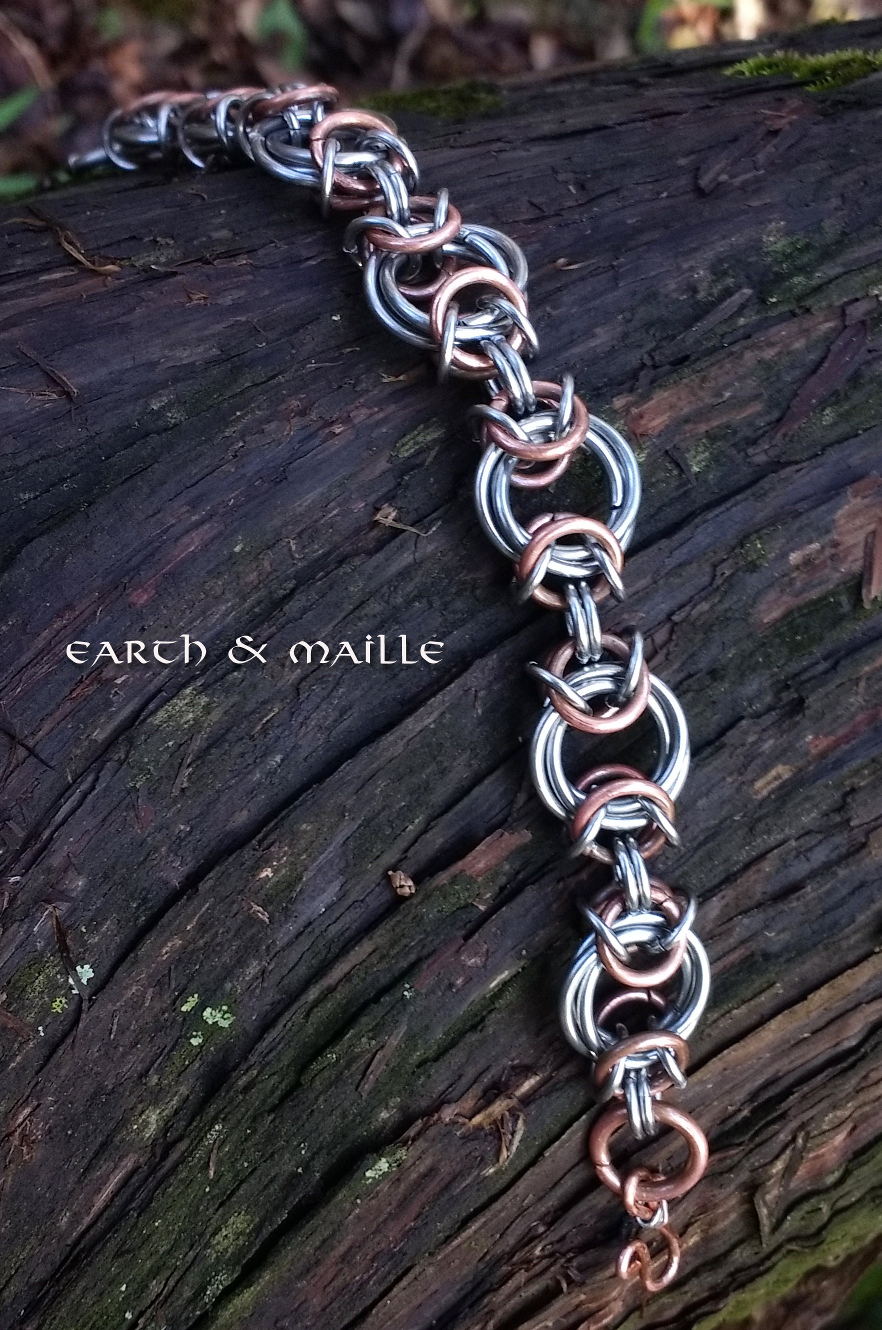 Rose Chain Chainmail Bracelet Stainless Steel Copper, Maille ...