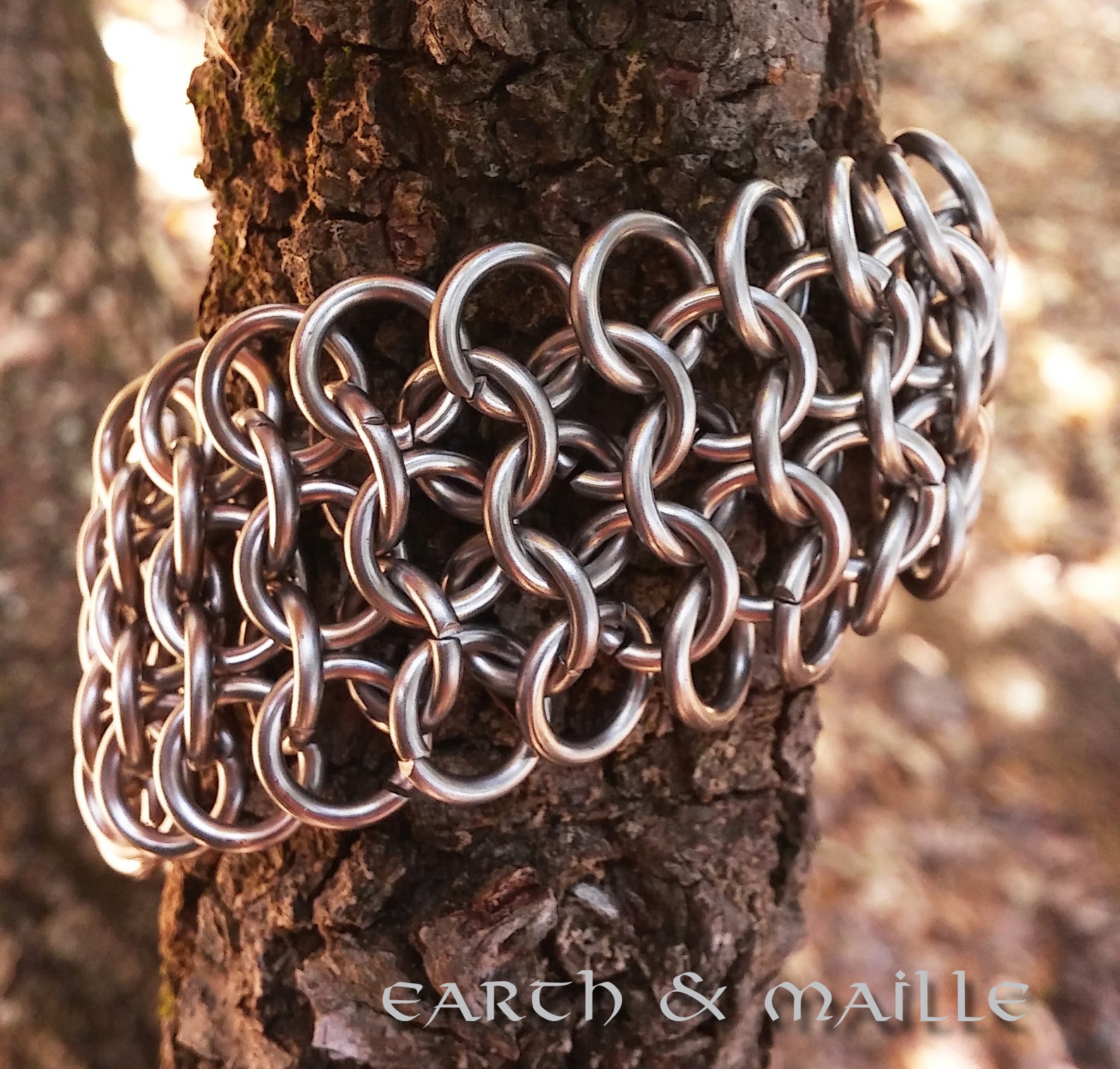 European 4 in 1 Chainmail Bracelet, Stainless Steel 4 in 1 Bracelet ...