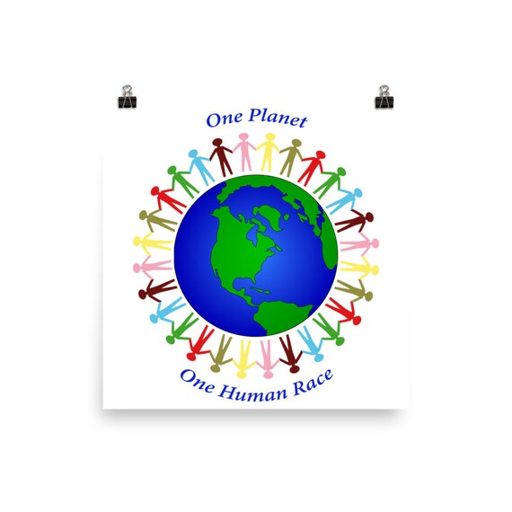 One Human Race Poster One Race The Retailer Human Race Poster