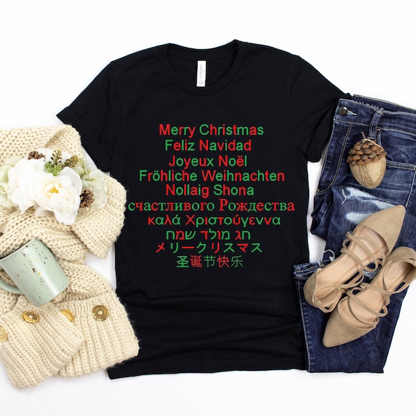 Merry Christmas Different Languages - Etsy