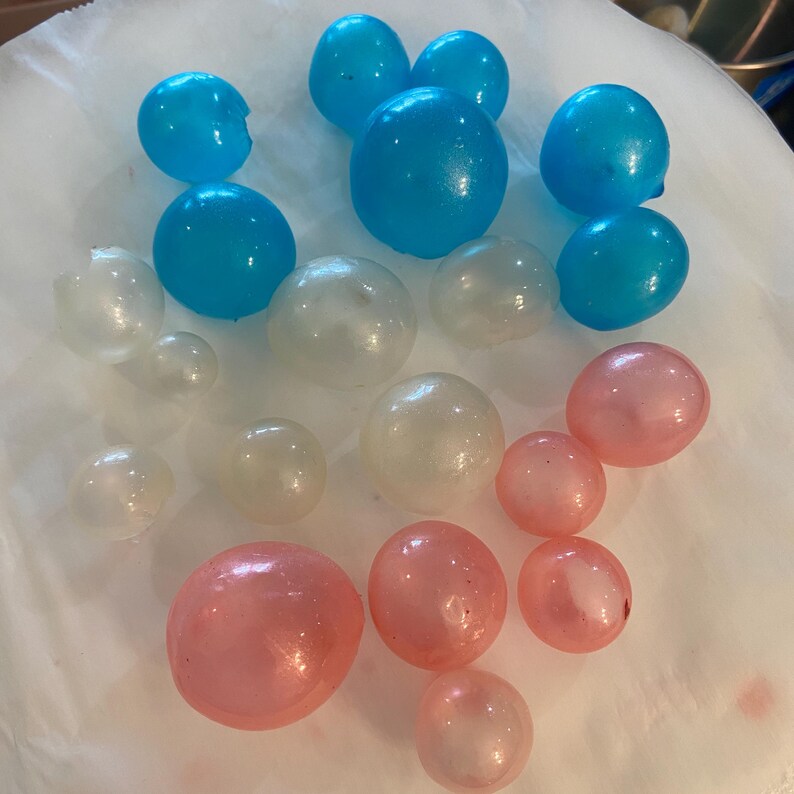 Edible Gelatin Bubbles Set of 20 Birthday Cakes, Baby Shower Cakes, New ...