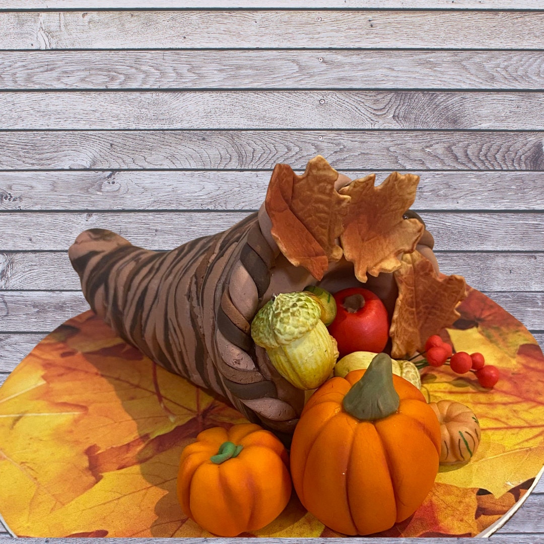 Cornucopia Cake Topper Gumpaste - Etsy