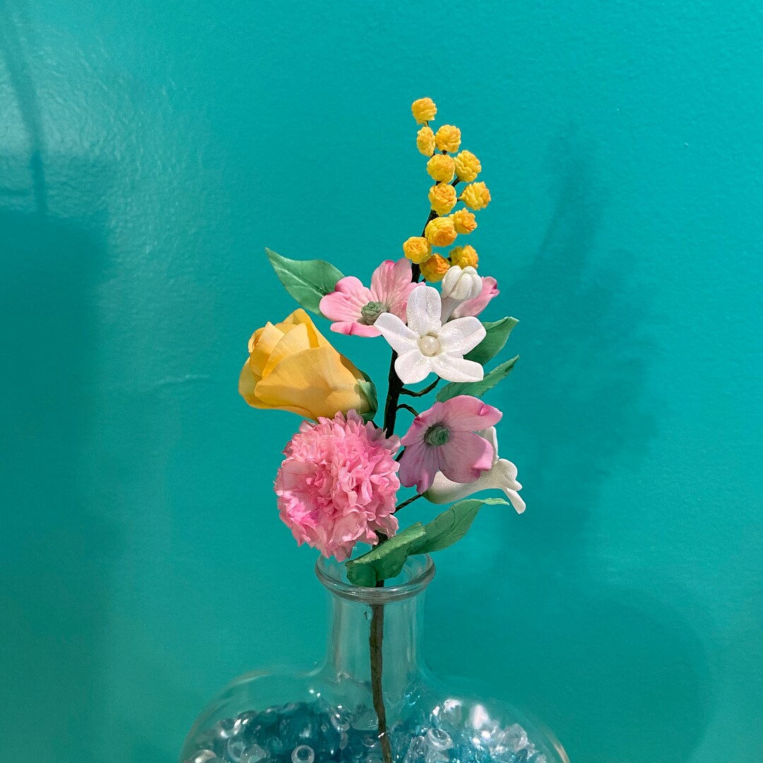 Small Spring Floral Spray, Sugar Flowers - Etsy