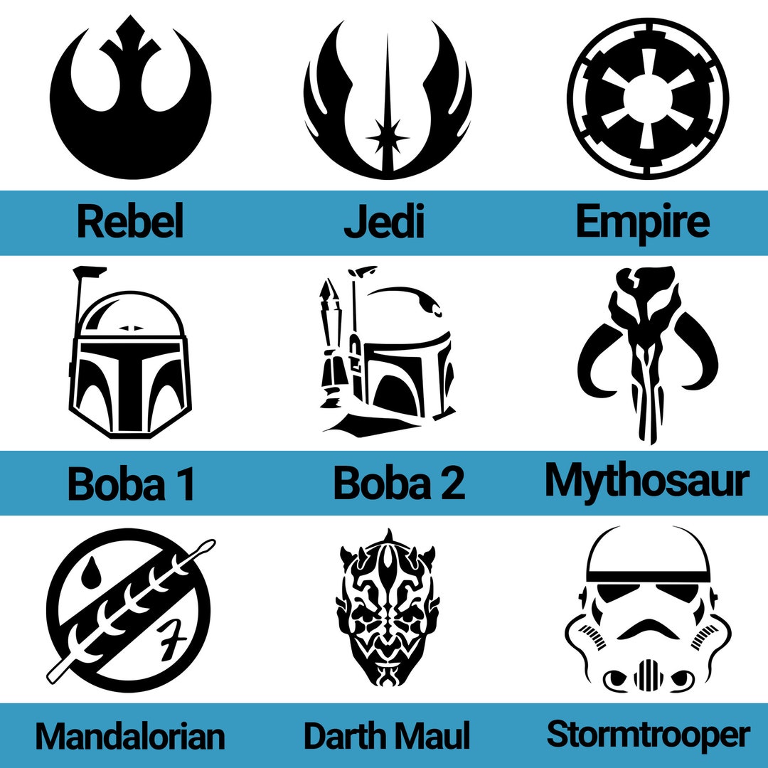 Star Wars Vinyl Sticker Decal - for Car, Water Bottle, Tumbler, Home ...