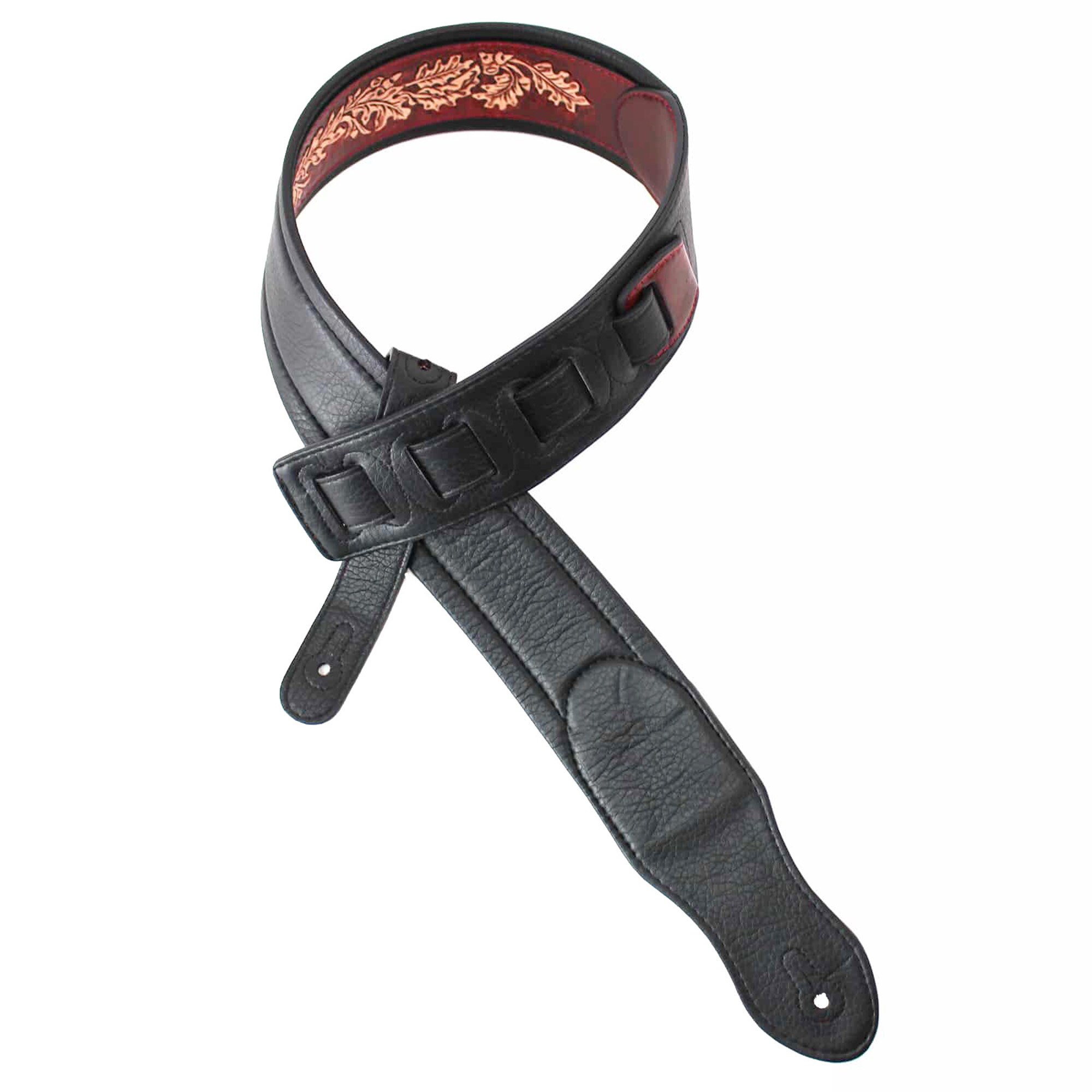 Mahogany Brown Full Grain Center Block Carving Leather Padded - Etsy