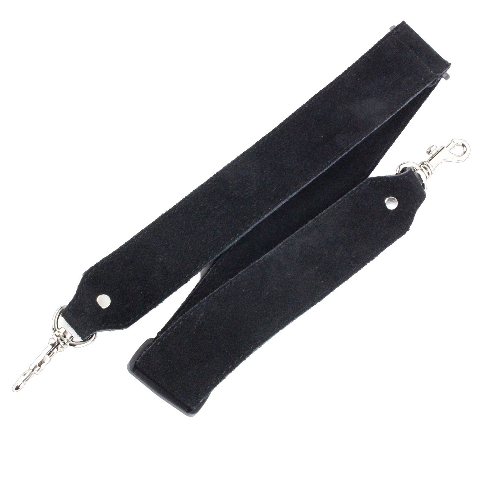 Black Comfy Suede Banjo Strap With Clips Walker & Williams BS-6 - Etsy