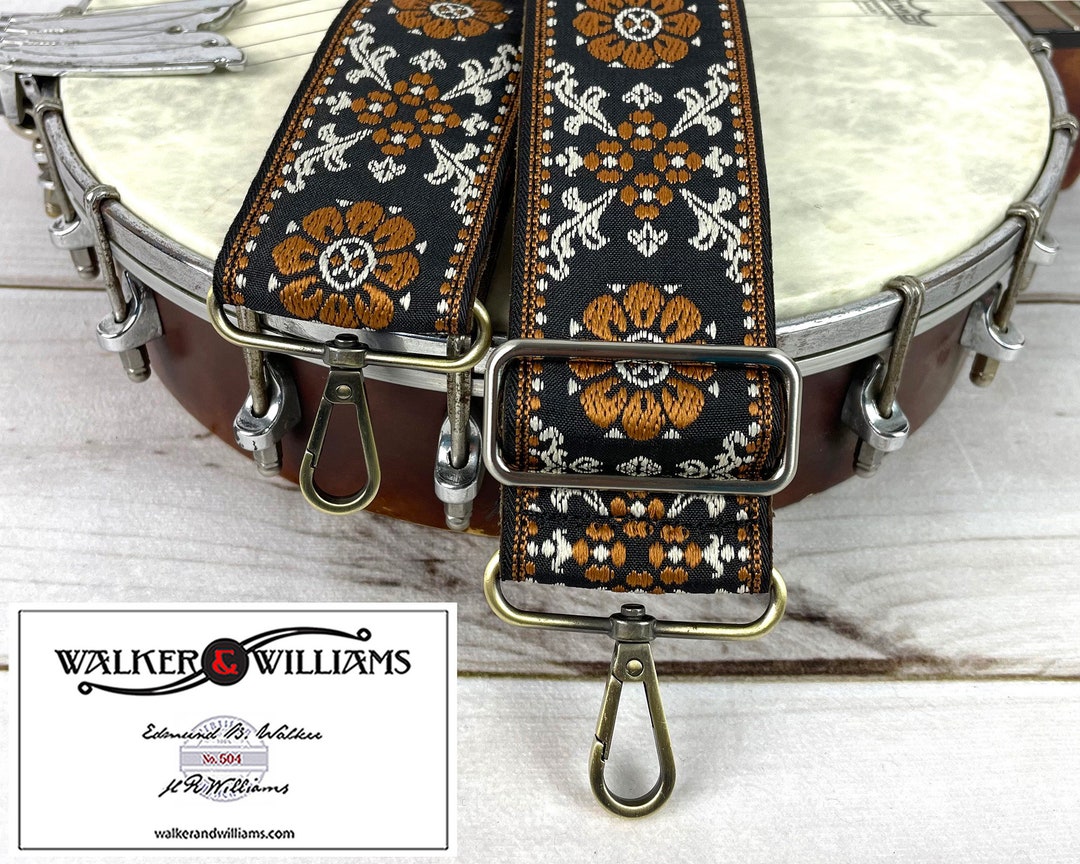 Walker and Williams HBAN-42 Vintage Series Plush Back Cream, Brown, and ...