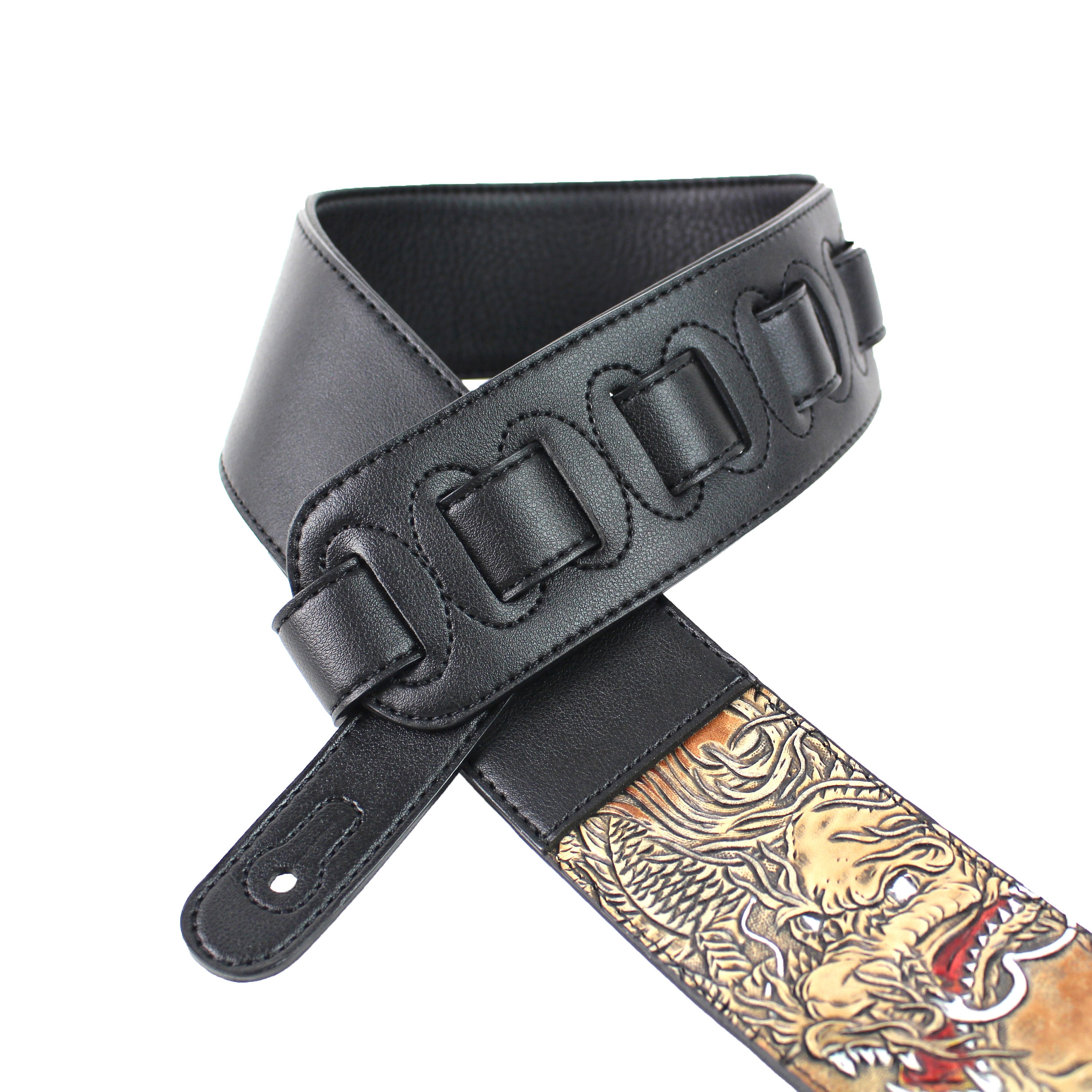Walker and Williams CVG-DRG Hand Carved Luck Dragon on Black Padded ...