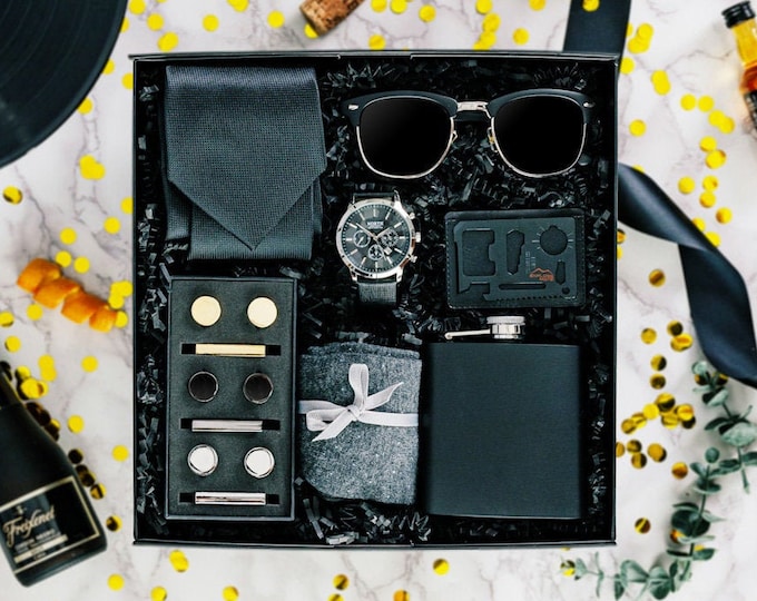 James Bond Inspired Gift Box 007 Gift Set James Bond Gifts Watch ...