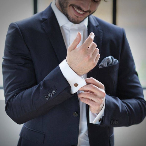 Personalized Groomsmen Cufflinks for Groom Cufflinks Wood | Etsy