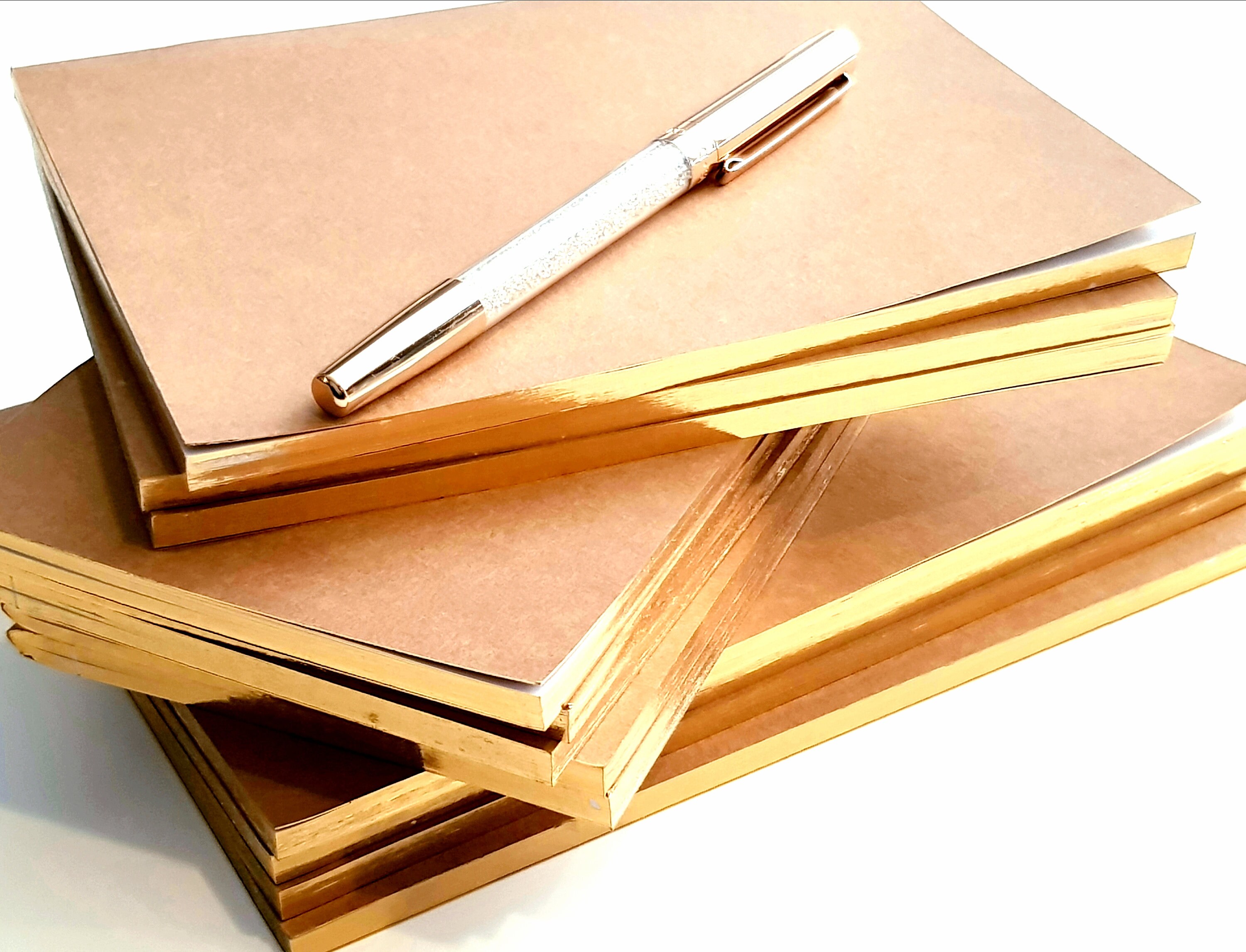 TRAVELERS NOTEBOOK INSERTS Gold Edge B6 A5 Standard Blank - Etsy