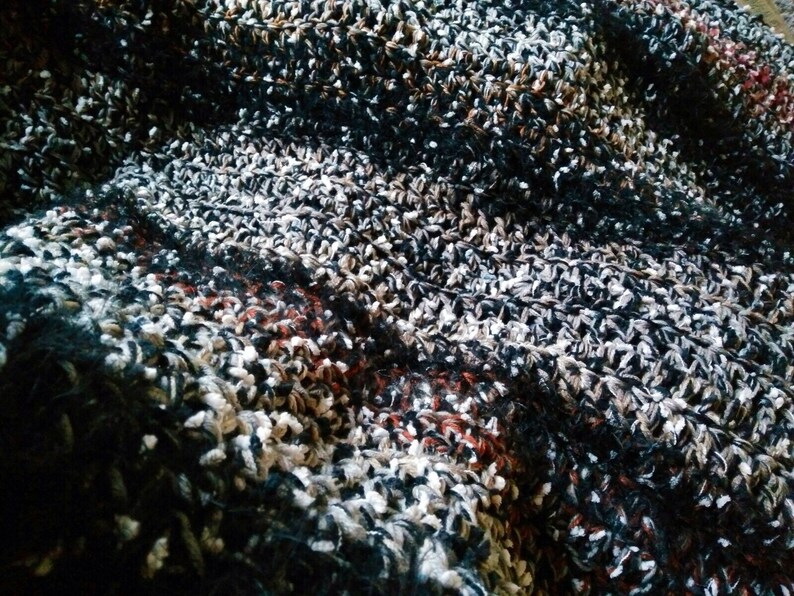 Extra Large Thick Textured Autumn Throw Blanket for Saleblack - Etsy