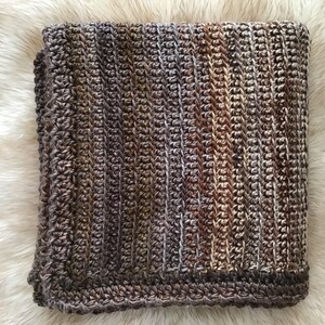 Luxury Weight Soft Cosy Beige Grey Brown Throw Blanket,dark Brown and ...