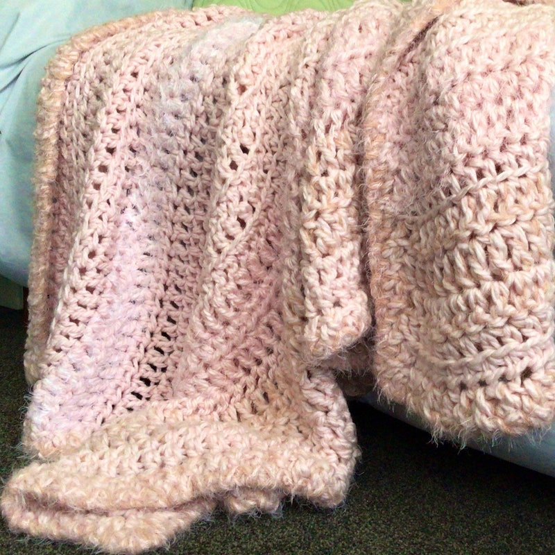Crocheted Throw - Etsy