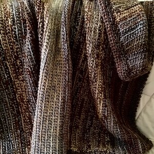 Luxury Weight Soft Cosy Beige Grey Brown Throw Blanket,dark Brown and ...