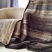 Luxury Weight Soft Cosy Beige Grey Brown Throw Blanketdark - Etsy