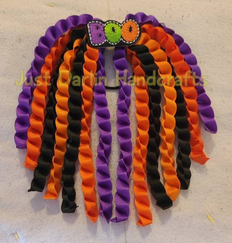 Halloween Hair Streamer, Girls Hair Accessory, Hair Bow - Etsy
