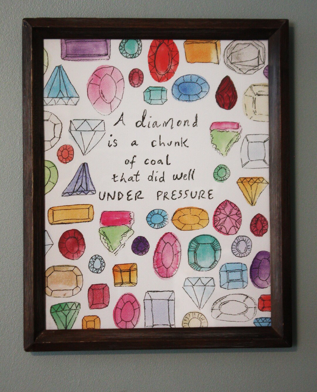 Diamond Poster - Etsy