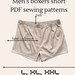 PDF Sewing Pattern Oversized Jacket - Etsy