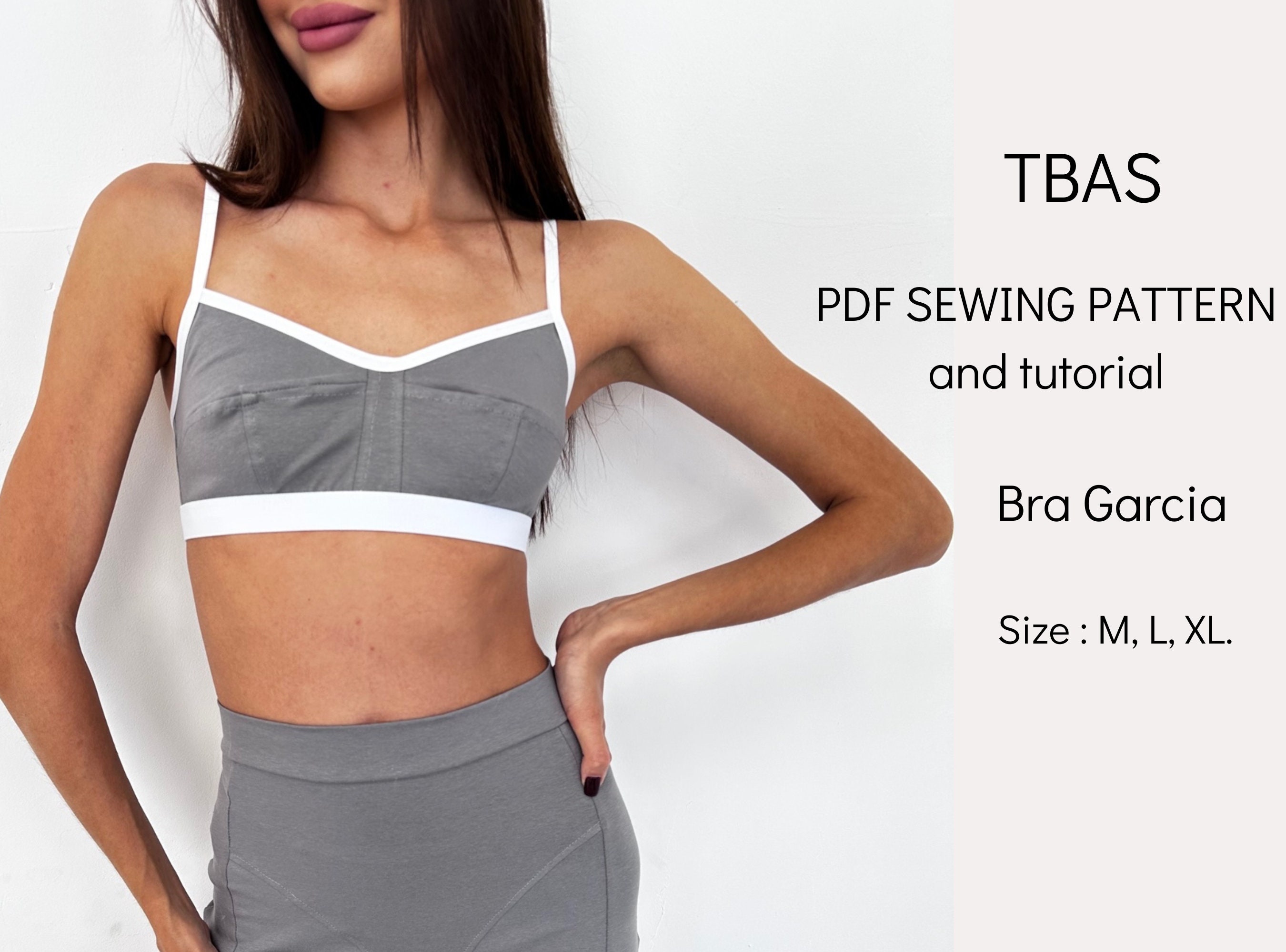 PDF Sewing Pattern Bra With Tutorial - Etsy