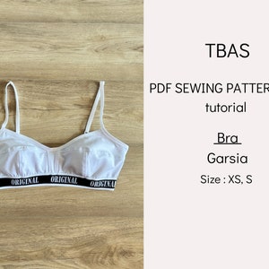 PDF Sewing Pattern With Tutorial Bra - Etsy