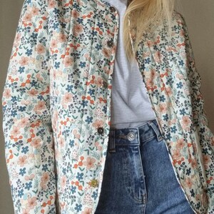 PDF Sewing Pattern Quilted Jacket, Patchwork Jacket Pattern. - Etsy