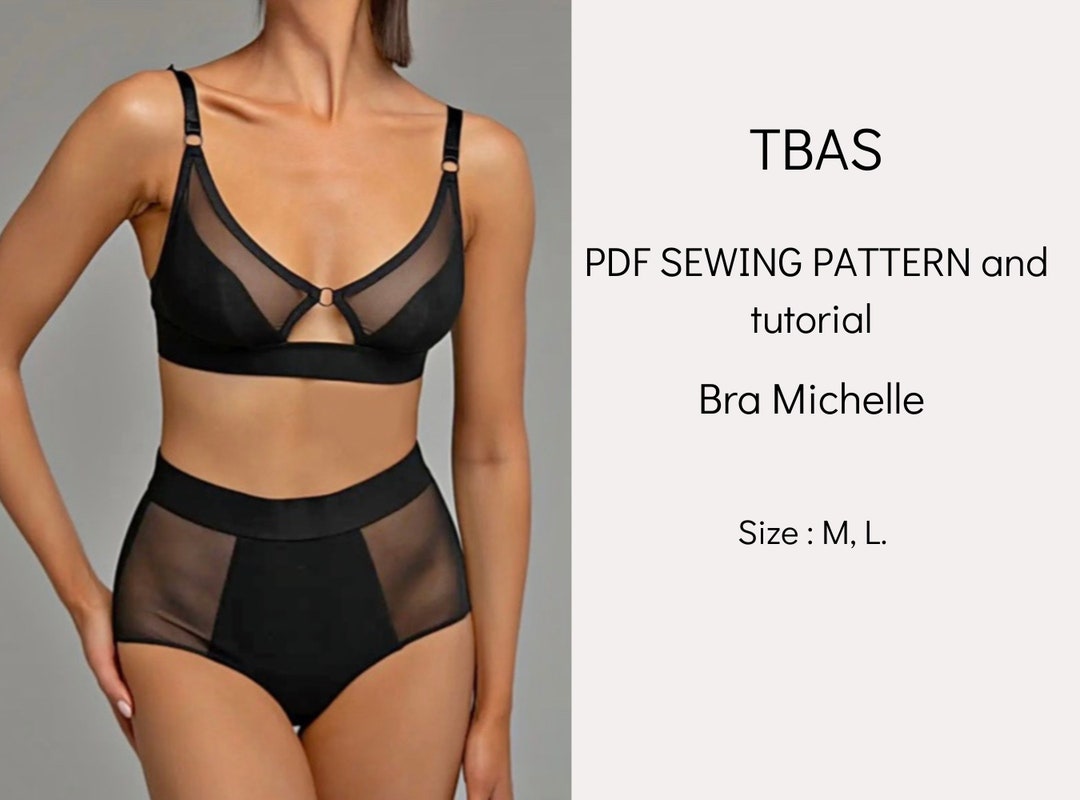 PDF Sewing Pattern Bra With Tutorial. - Etsy