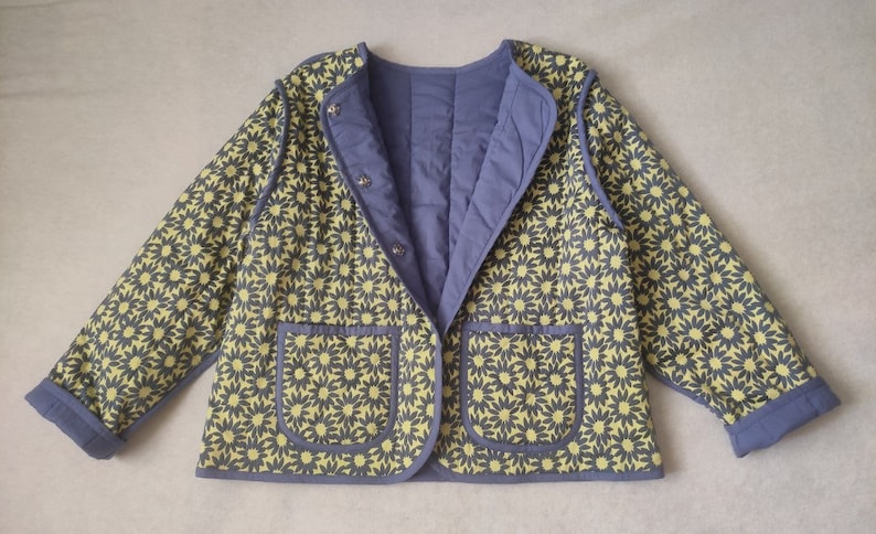 PDF Sewing Pattern Quilted Jacket - Etsy