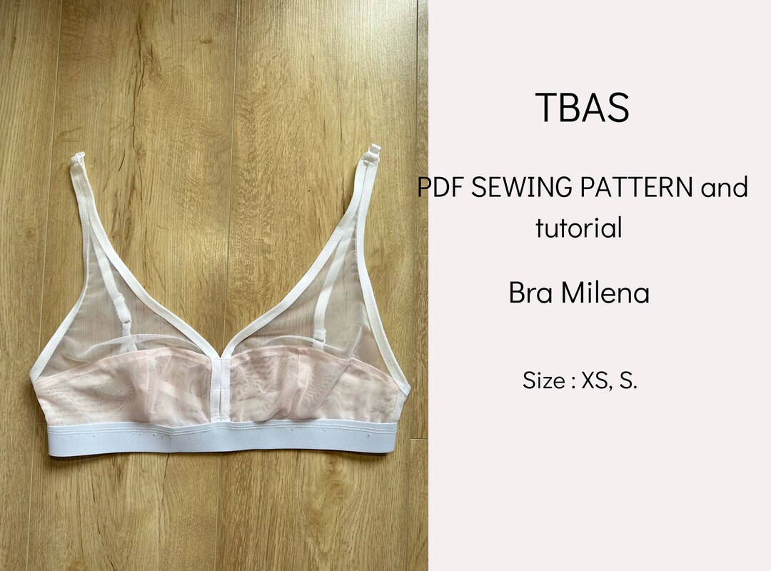PDF Sewing Pattern With Tutorial Bra - Etsy Australia