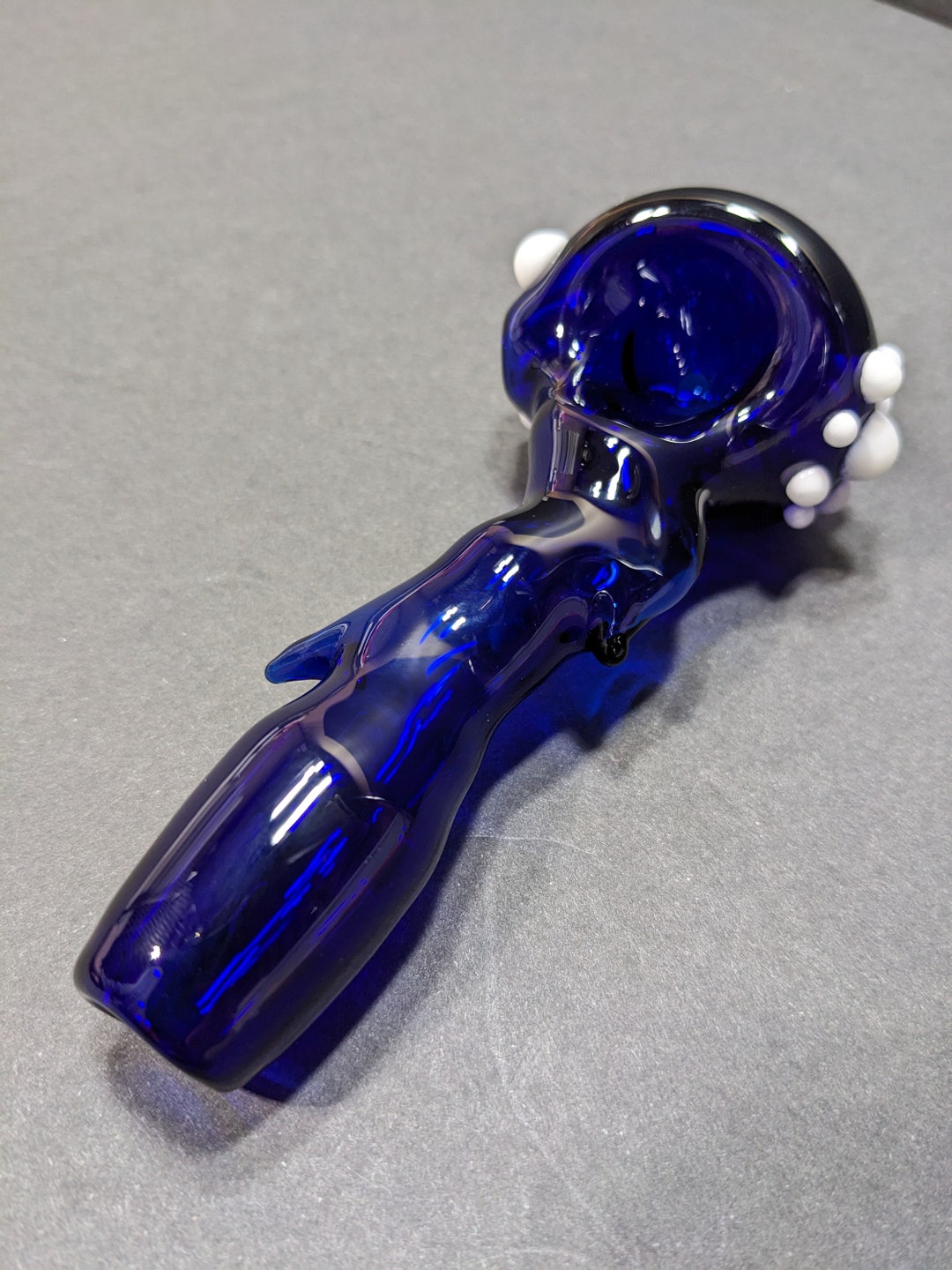 Blue Tentacle Spike Glass Pipe - Etsy