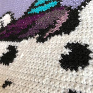 Bubbles the Unicorn Intarsia Blanket - Etsy