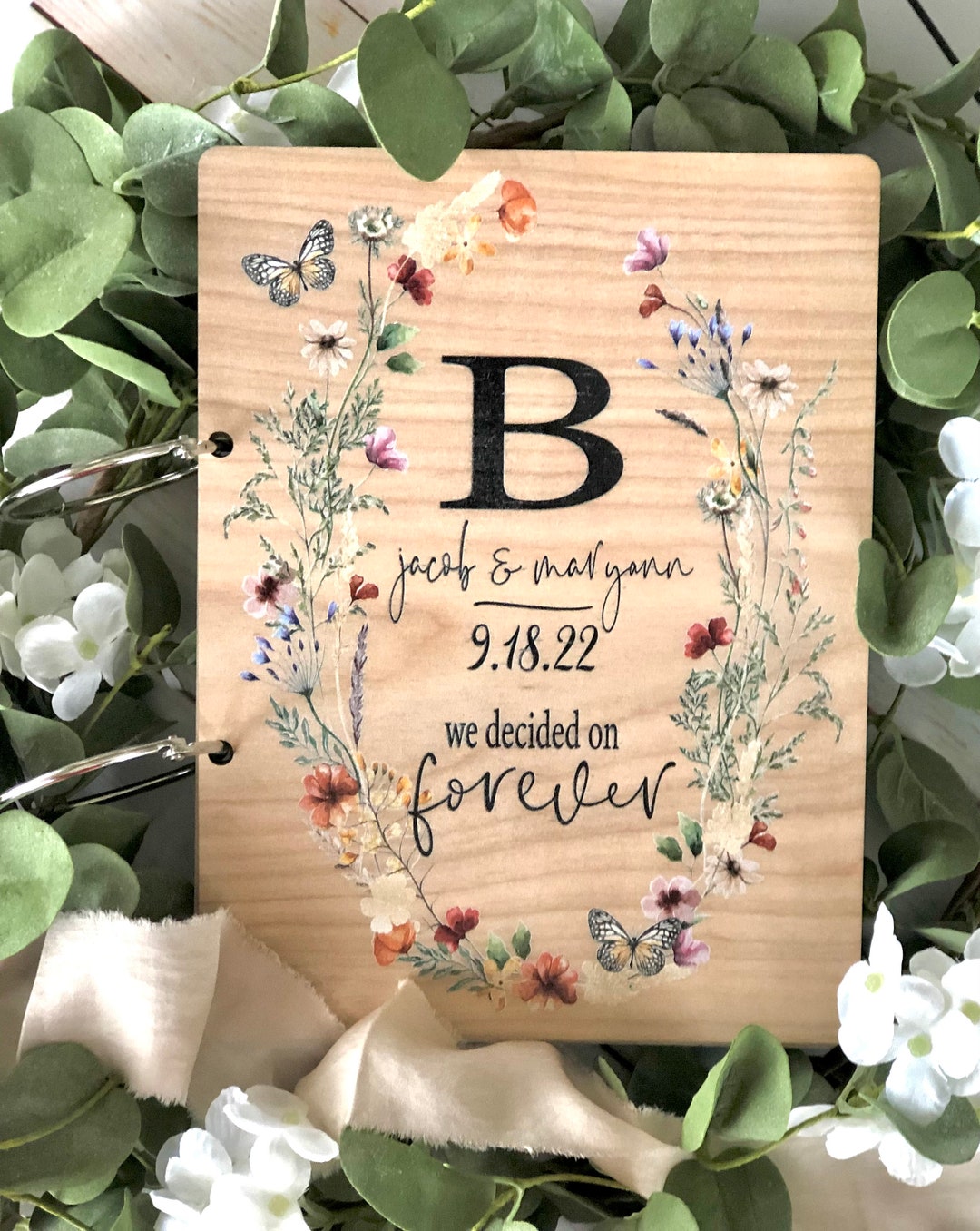 Wedding Gift, Marriage Keepsake, Greeting Card Storage, Wedding Date ...