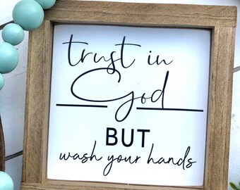 Trust Wood Sign - Etsy