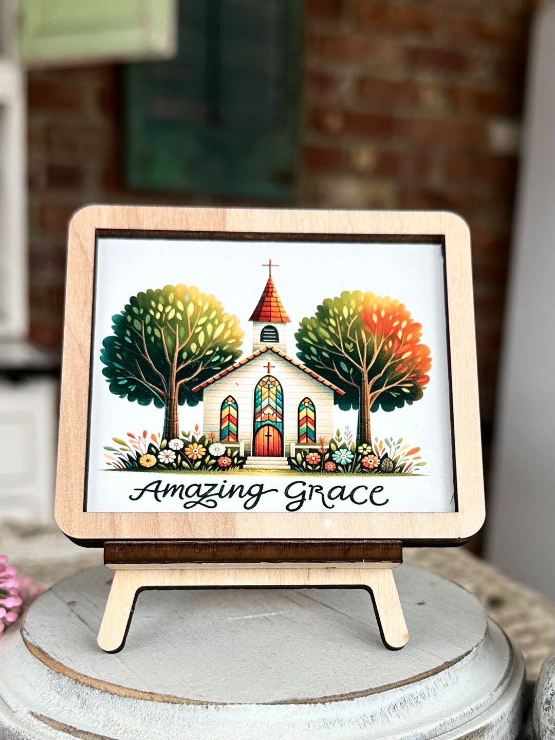 Mini Church Signs, Inspirational Gift, Verse Signs, Office Decor ...