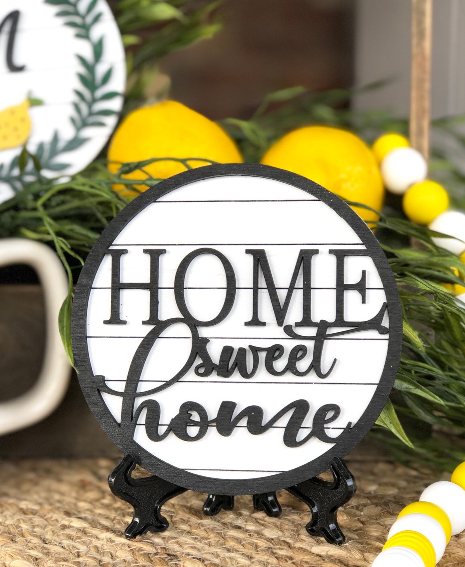 Tiered Tray Sign Home Sweet Home Faux Shiplap Sign - Etsy Canada