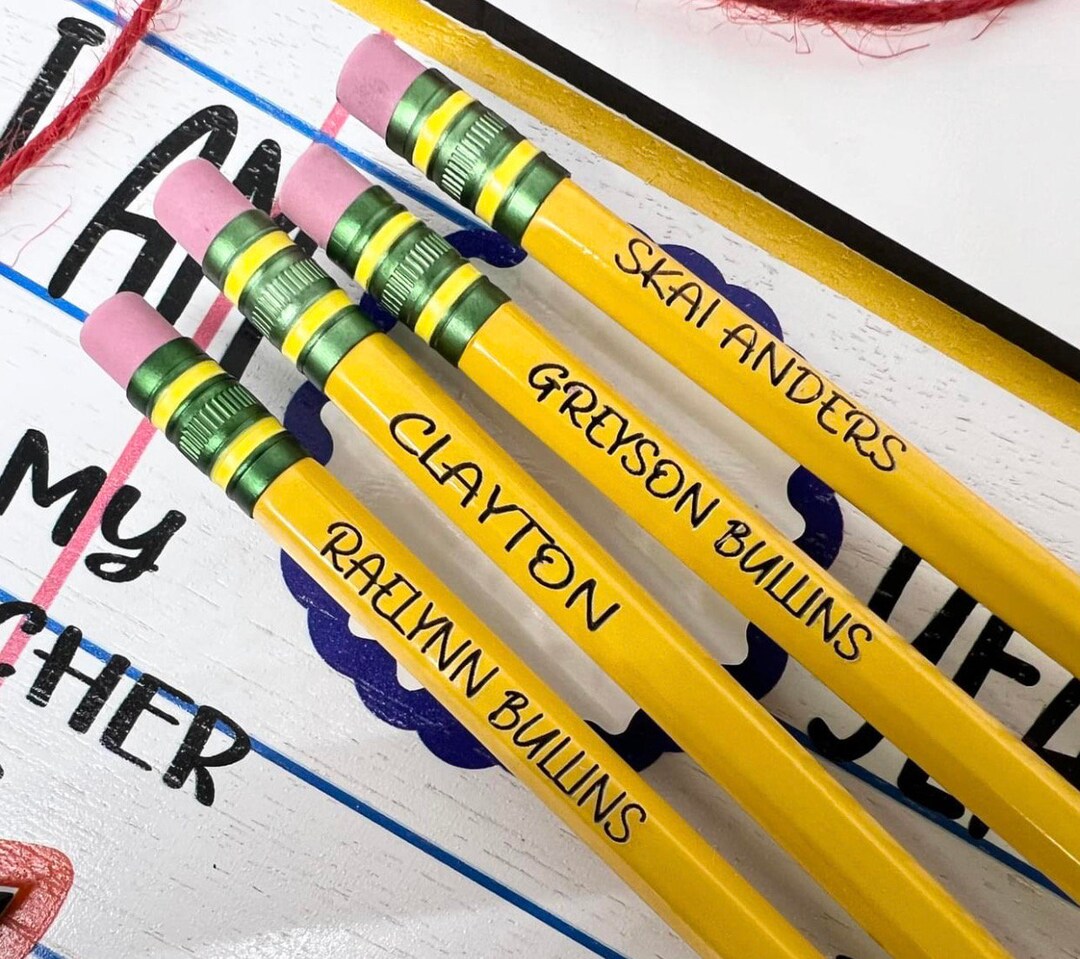 Personalized Pencils, Personalized Engraved Name Pencils | Back to ...