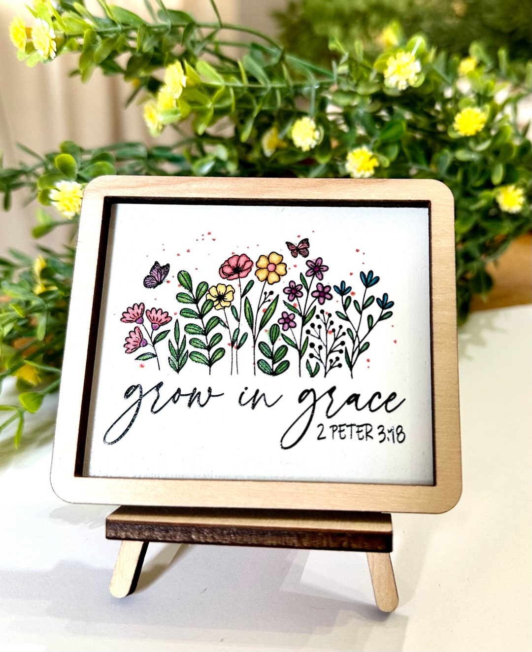 Inspirational Gifts, Mini Bible Verse Signs, Office Decor, Mini Wood ...