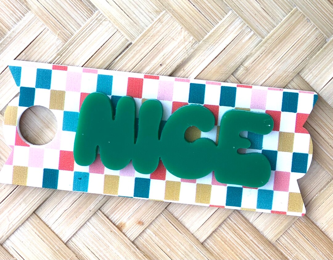 Tumbler Name Plate Acrylic Name Tag for Tumbler 30 Oz and 40 - Etsy