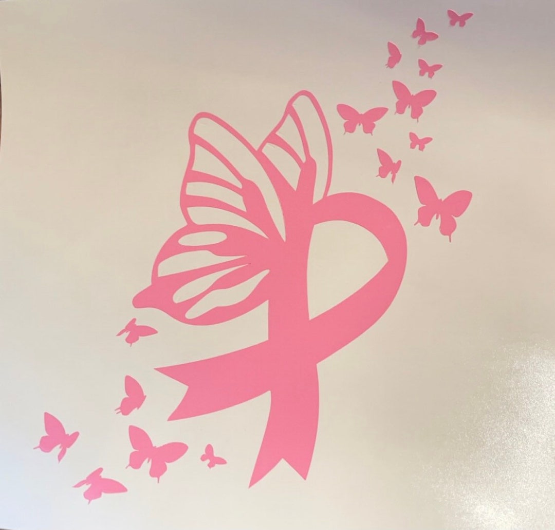 Breast Cancer Vinyl Sticker / Vinyl Decal / Breast Cancer Survivor ...