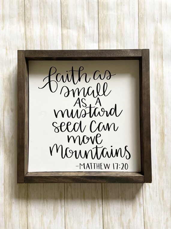 Wall Decor Home Decor Home & Living Faith Sign Bible Verse Wall Art ...