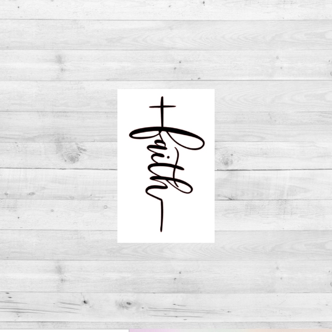 Faith/cross Vinyl Decal, Christian Decal, Bible Verse Decal, Truck ...