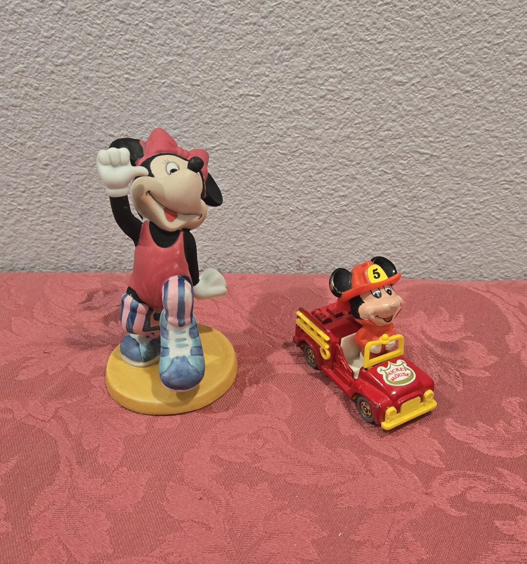 Vintage Walt Disney Productions Minnie Mouse Work Out Figurine ...