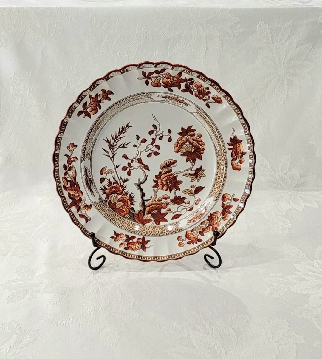 Antique Copeland Spode India Tree 9" Dinner Plate Old Backstamp England ...