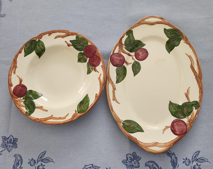 Vintage (set of 4) Franciscan Apple Plates/earthenware - Snack, Dessert ...