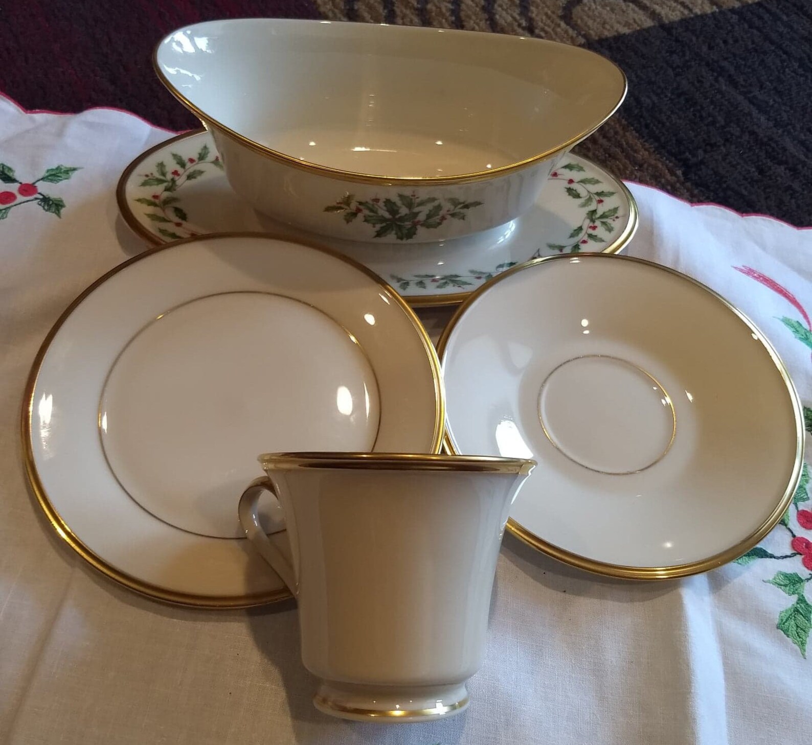 4 Vintage Lenox Eternal Teacup Saucer & Dessert Plate Sets - Etsy